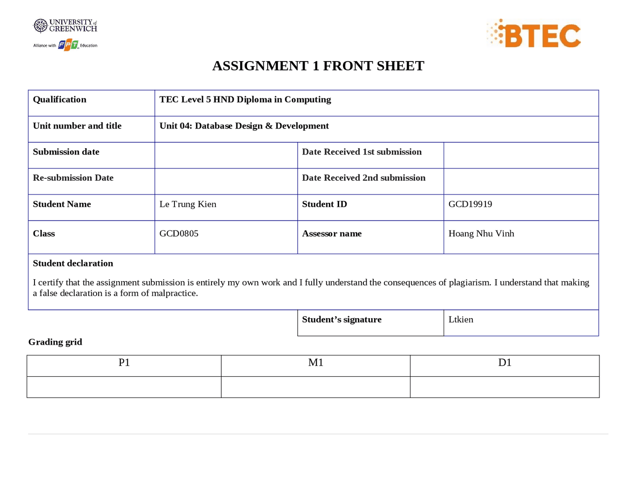 1633_ASM1_LE TRUNG KIEN_GCD19919 | Assignments Programming for Engineers - Docsity