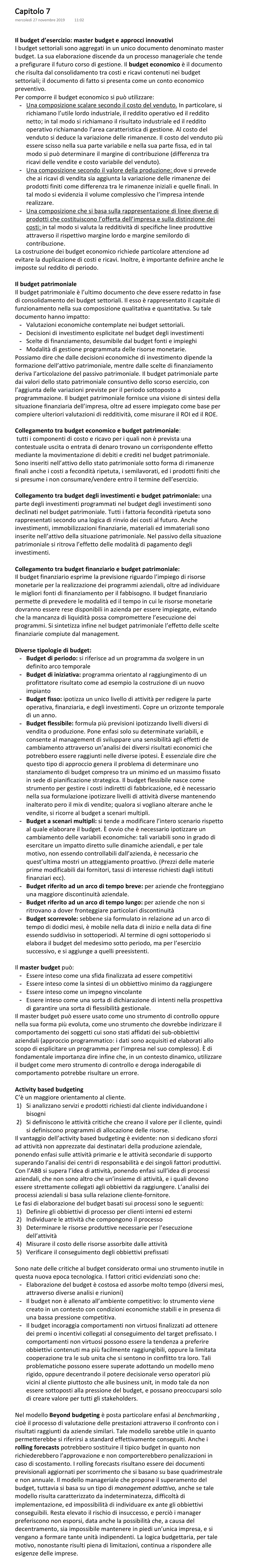 Programmazione E Controllo Docsity