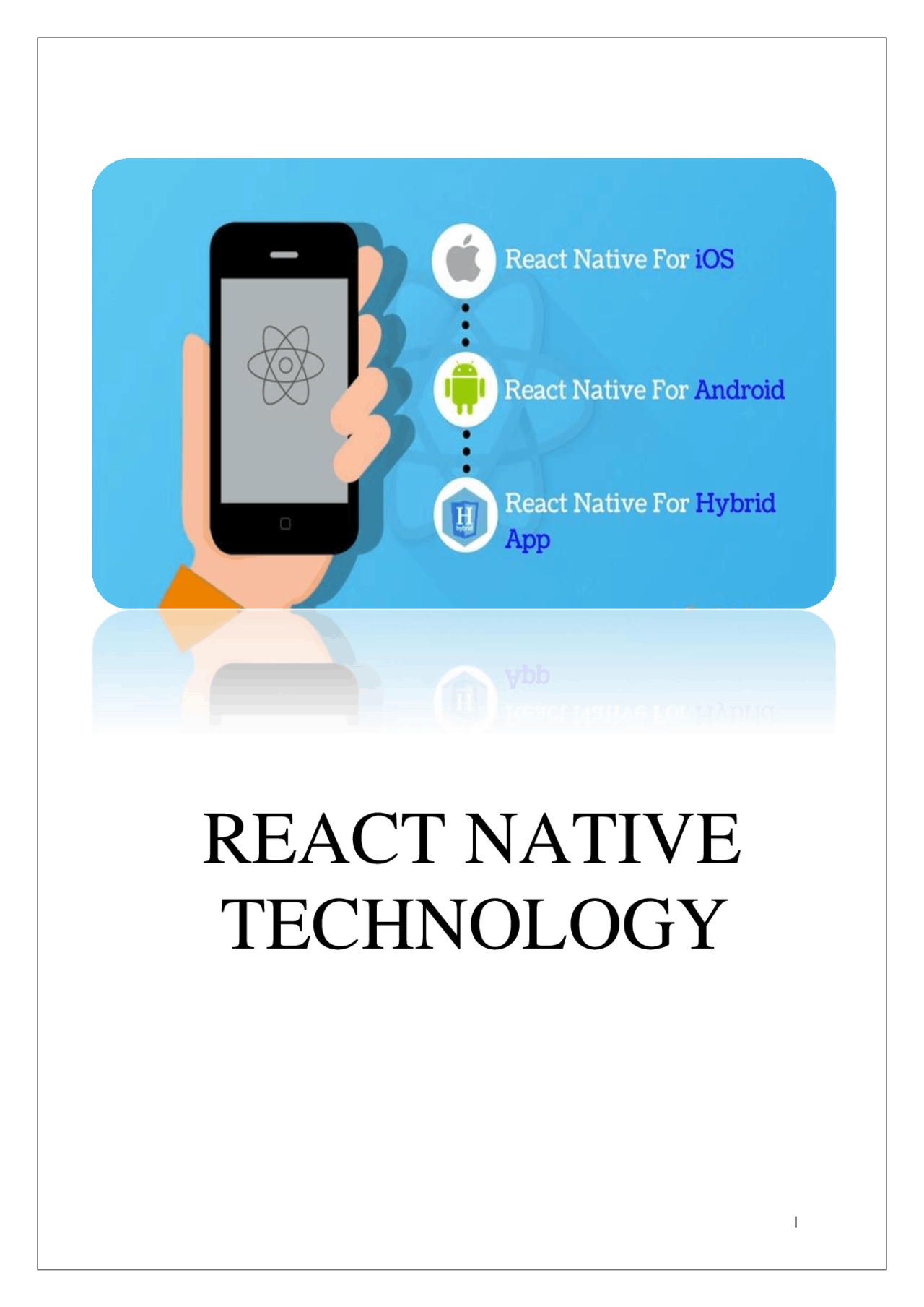 React Native - Tausif Khan | Study Guides, Projects, Research Computer science | Docsity