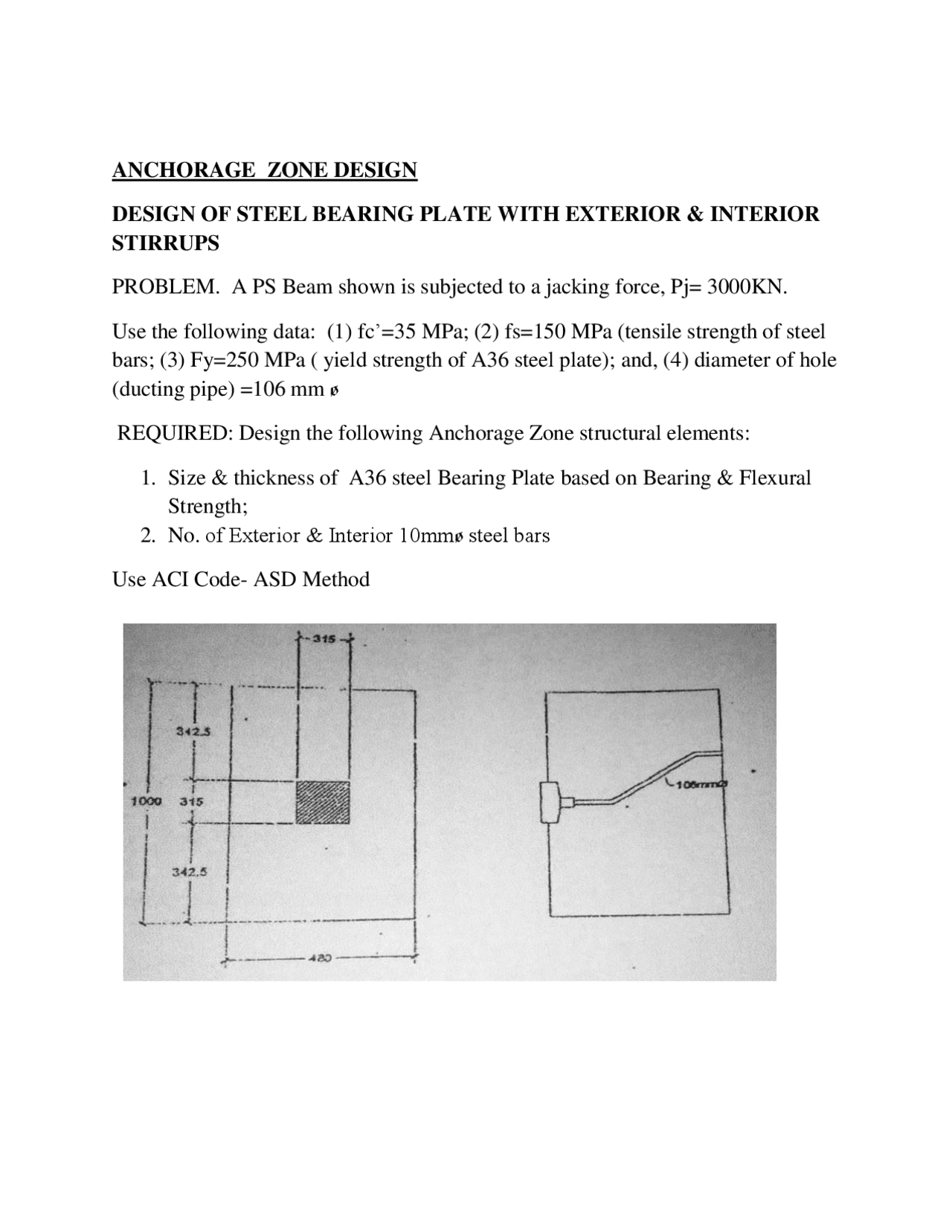 Anchorage Zone Design Notes - Docsity