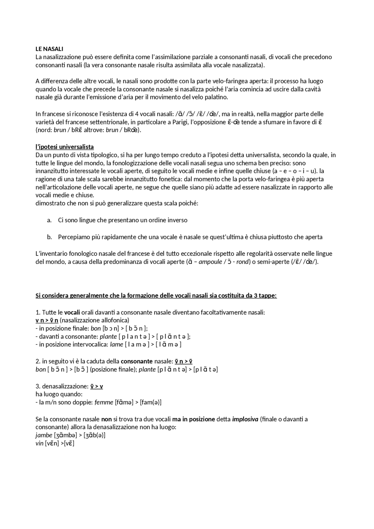 Linguistica Francese 1 Floquet Docsity