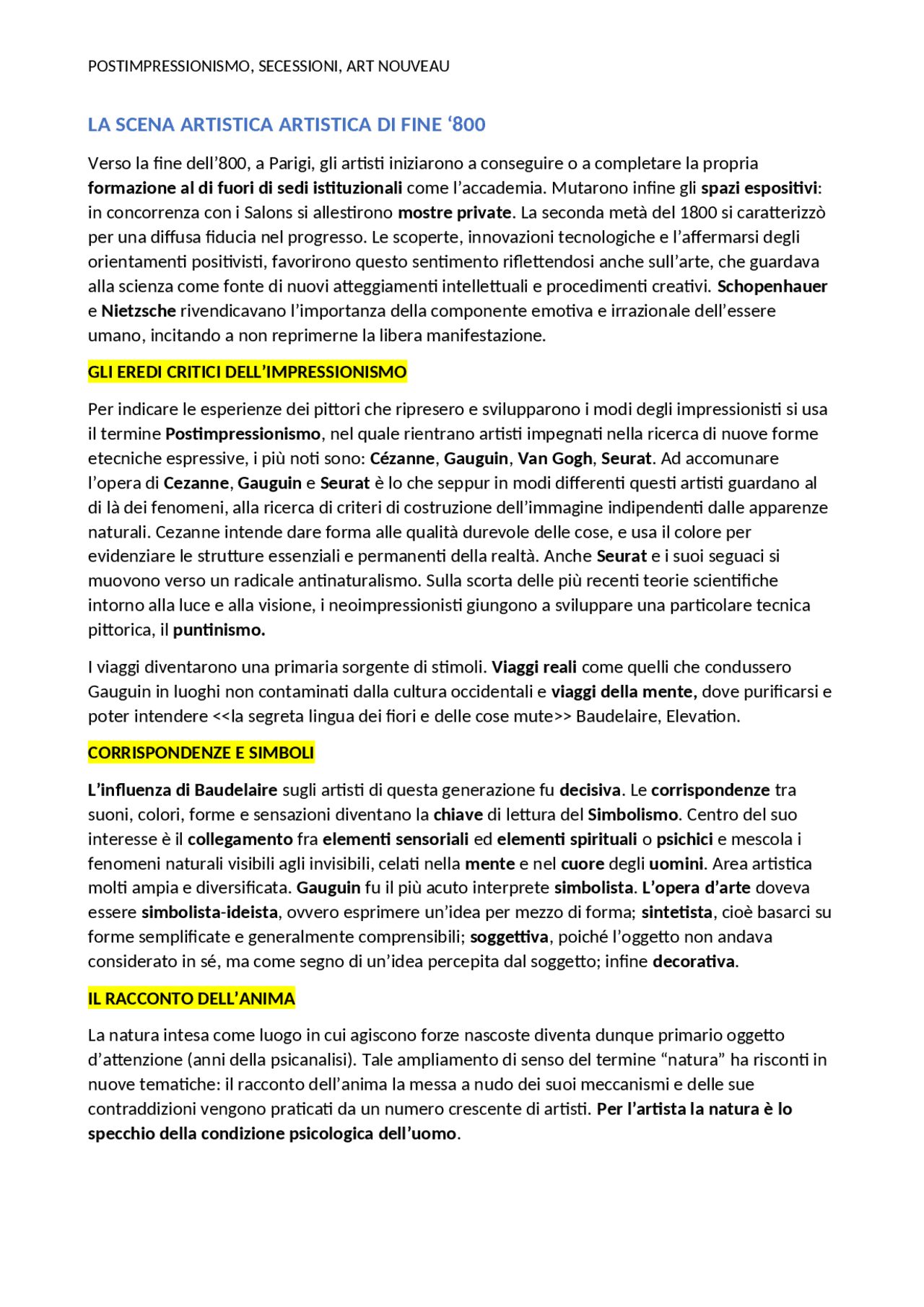 Riassunto Bertelli Volume 4 Capitolo 4 Docsity