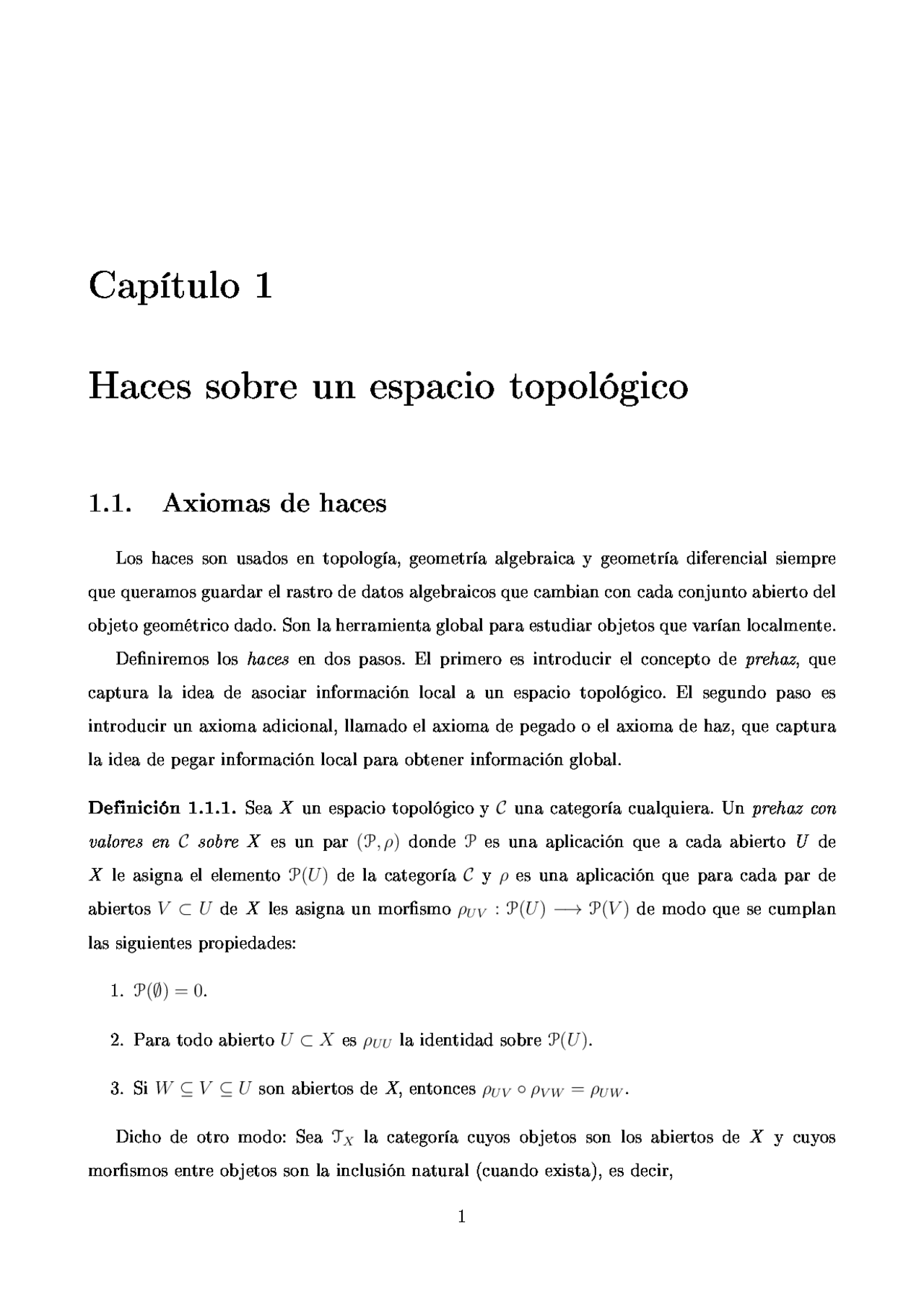 Definición de prehaz y haz - Docsity