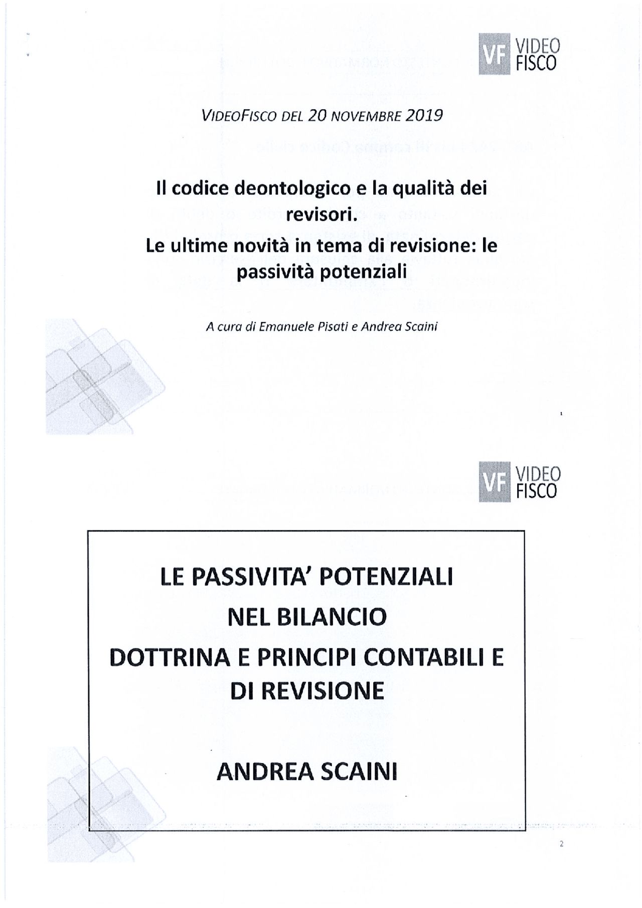 Revisione Aziendale Docsity