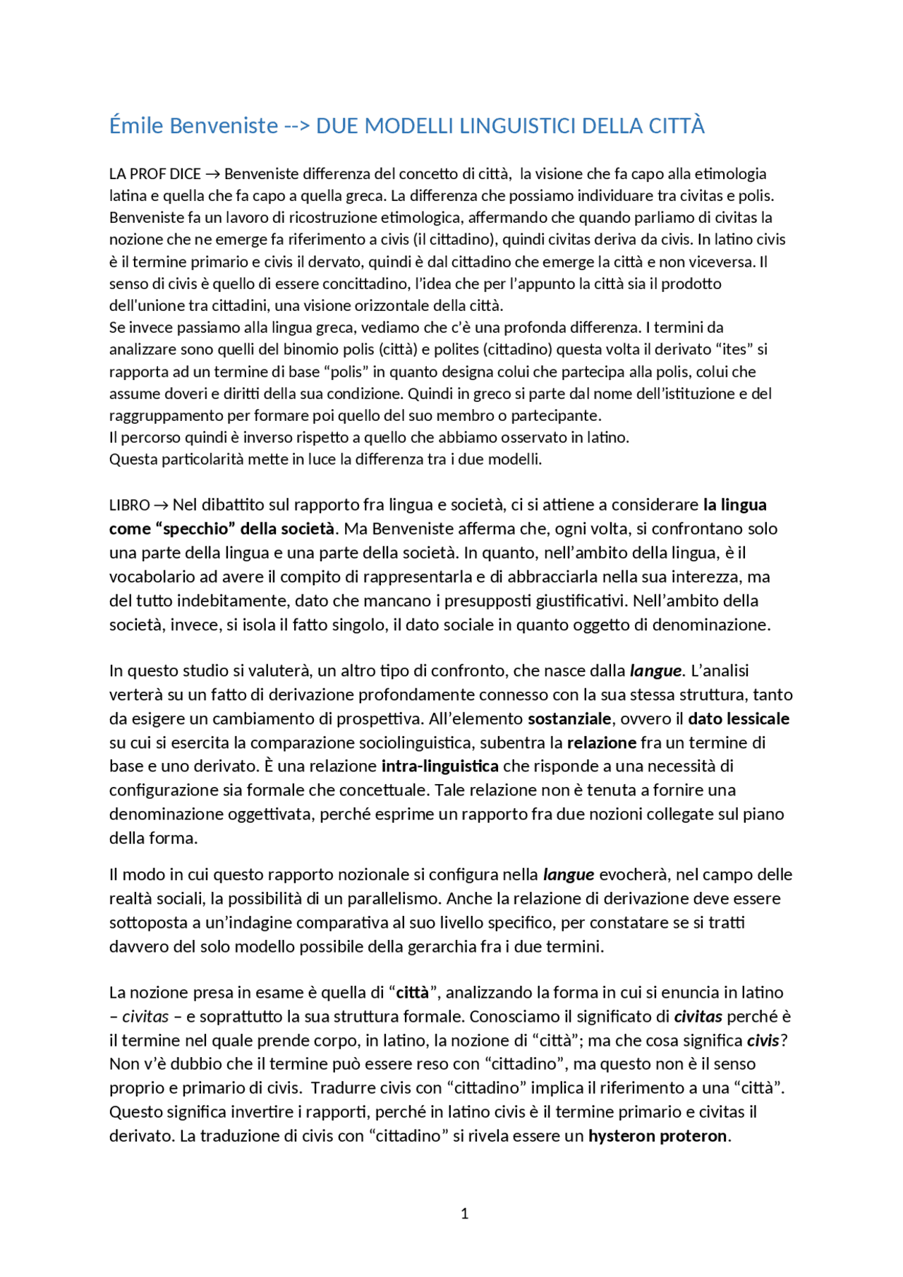 Dallo Spazio Alla Città Docsity