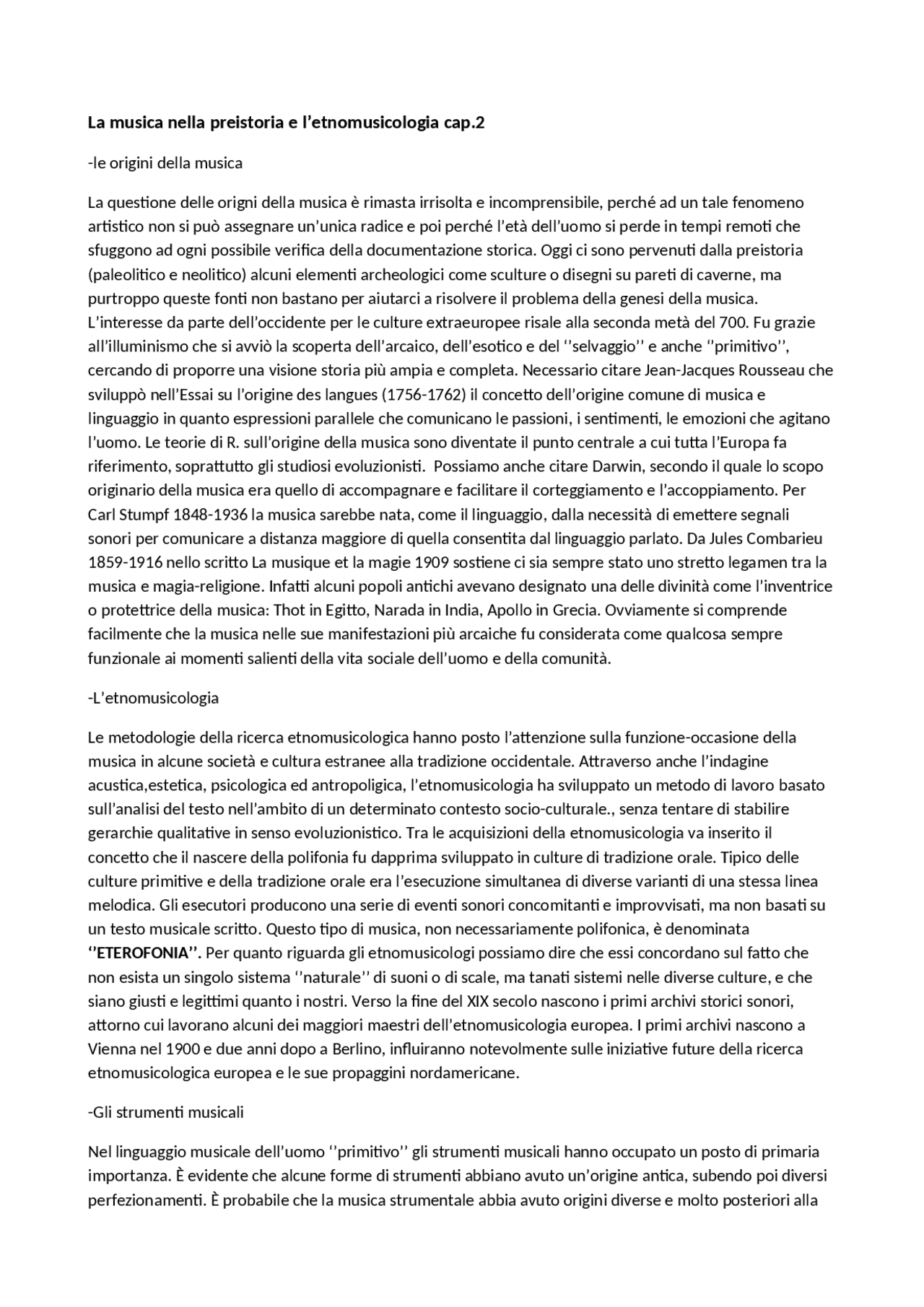 Riassunto Cap 2 Manuale Di Storia Della Musica Surian Docsity