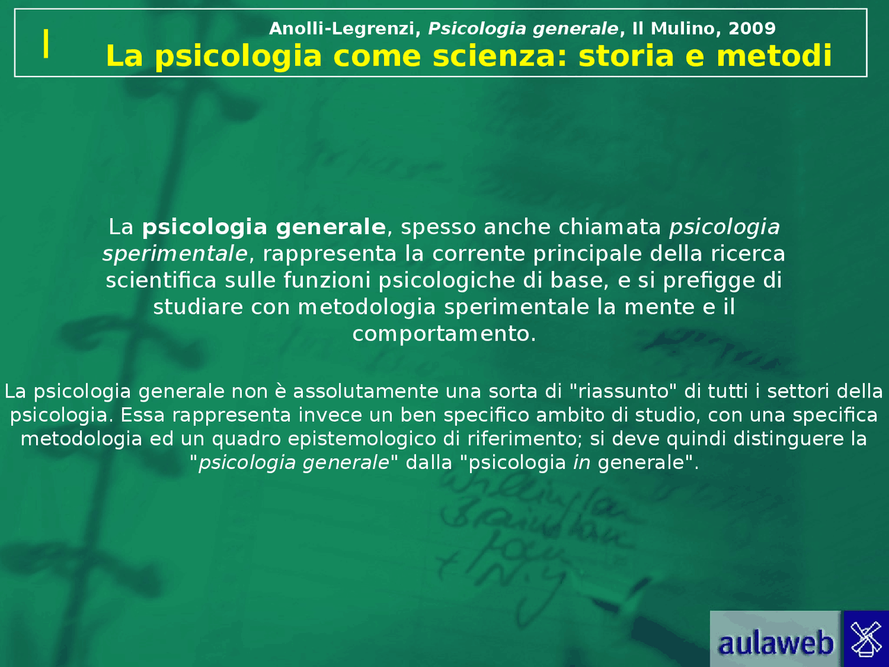 Psicologia Generale Riassunto Docsity