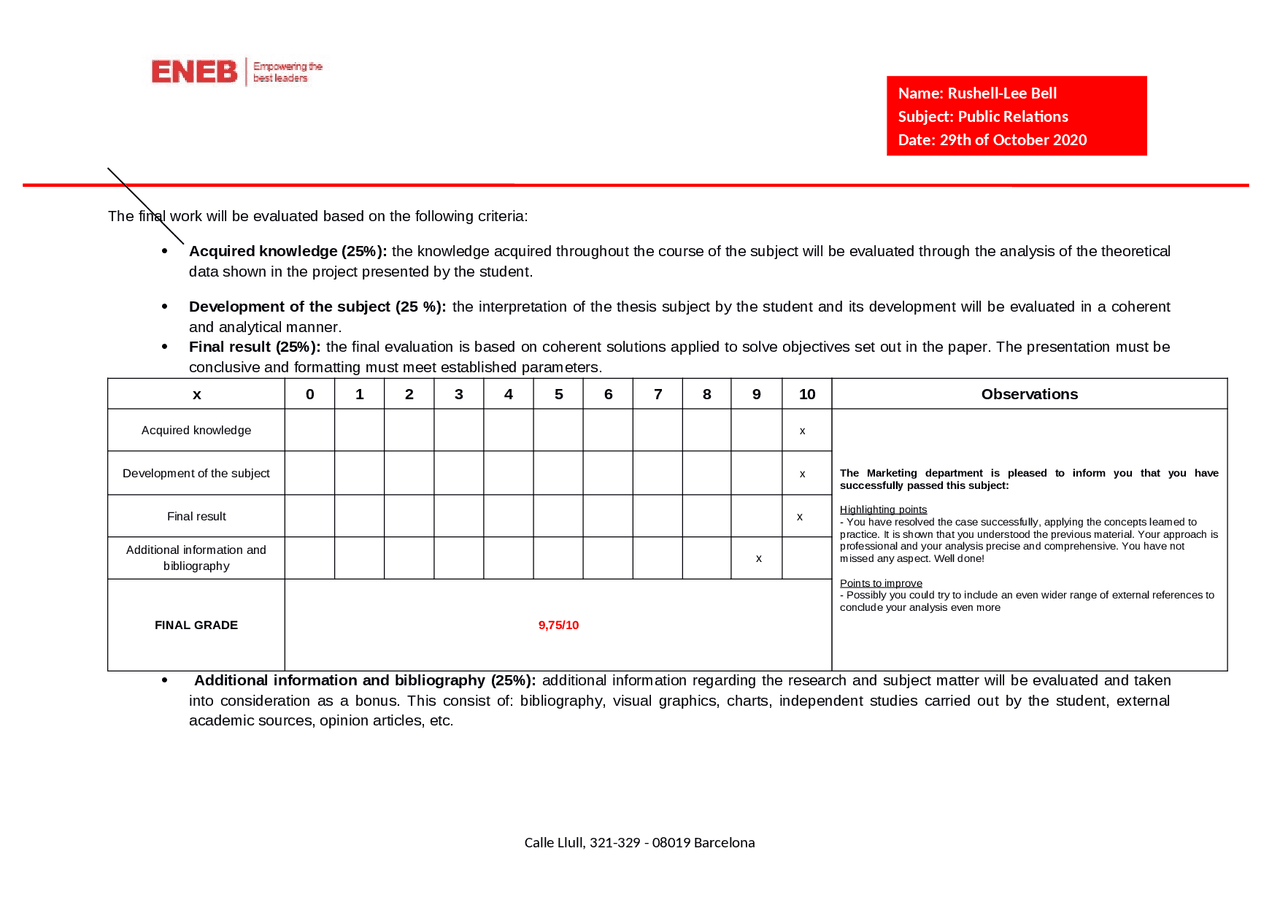 ENEB Final PR - English - Docsity