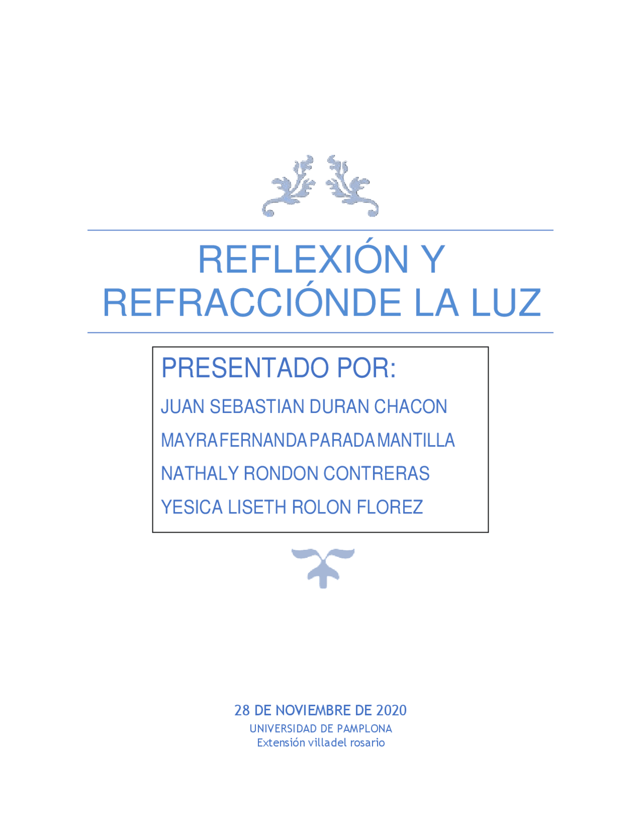 Reflexión y refracción | Guías, Proyectos, Investigaciones de Electromagnetismo | Docsity
