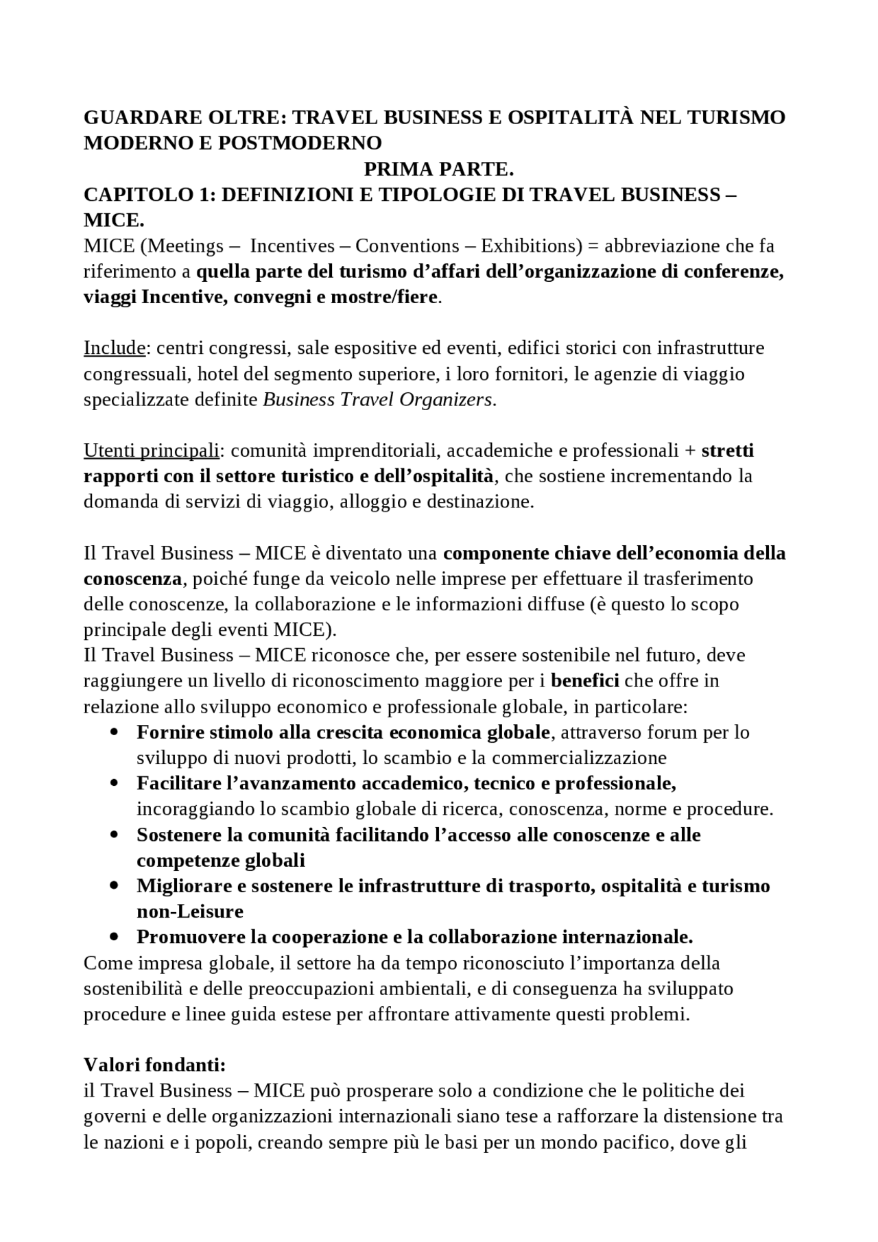 Riassunto Guardare Oltre Docsity