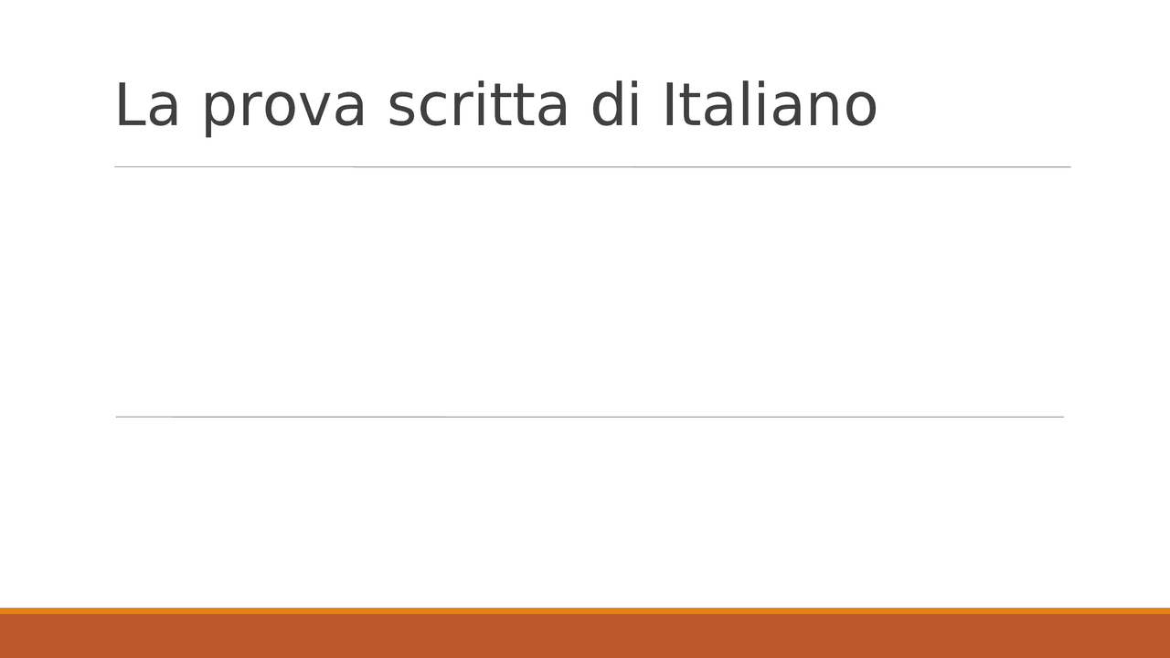 Prova scritta di Italiano dell'esame di maturità - Docsity Prova scritta di Italiano dell'esame di maturità - Docsity
