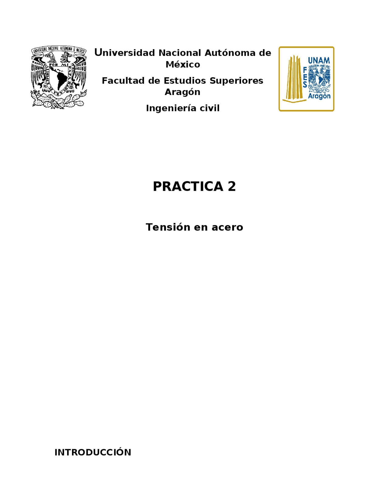 Practica de Tension en acero - Docsity Practica de Tension en acero - Docsity