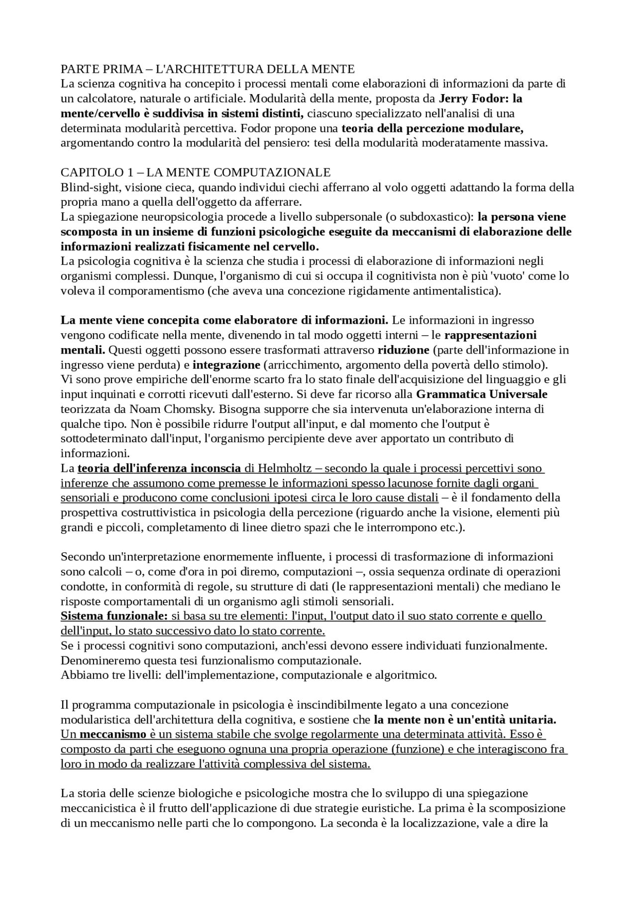 Appunti Da La Mente Sociale Le Basi Cognitive Della Comunicazione