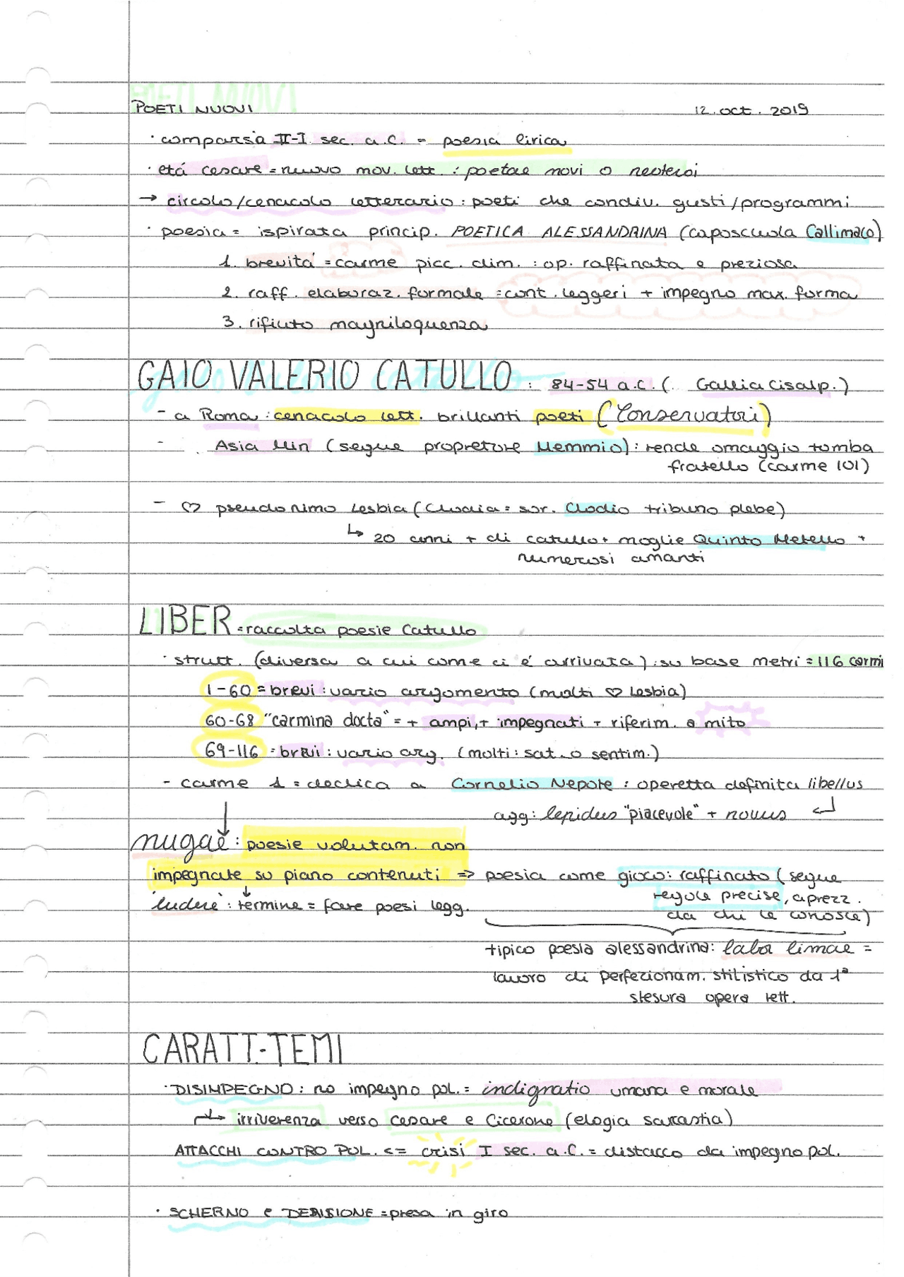 Gaio Valerio Catullo Docsity
