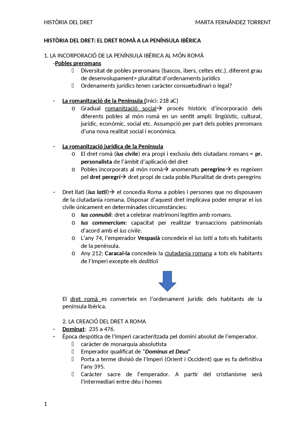 HistÒria Del Dret Apuntes 2020 2021 Docsity