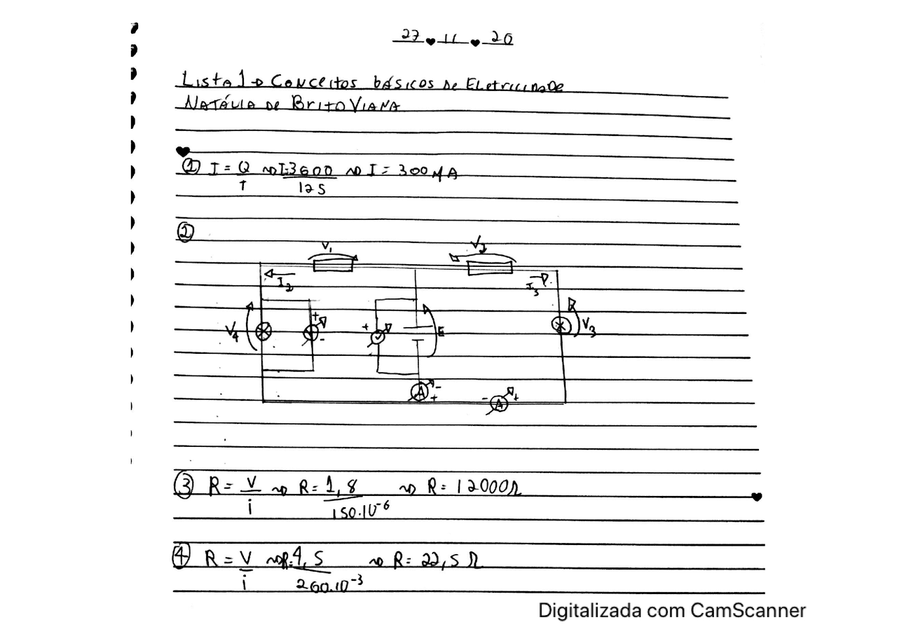 Resolução Lista Circuitos Docsity