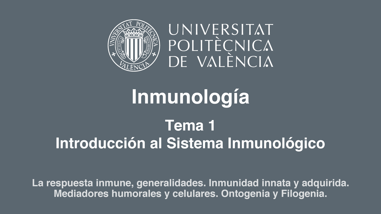 Tema 1 IntroducciÓn InmunologÍa Docsity