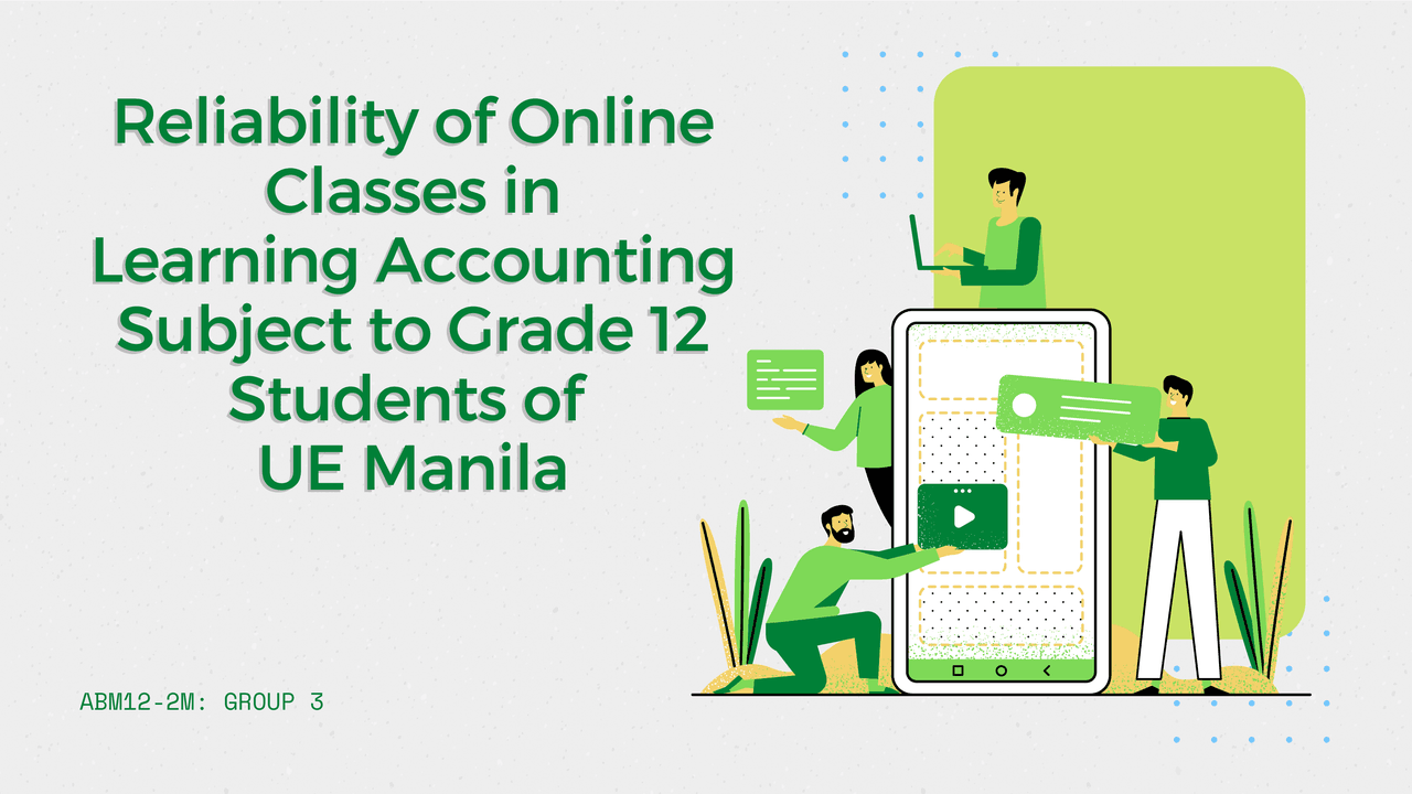 The Reliability of Learning Accounting Online - Docsity