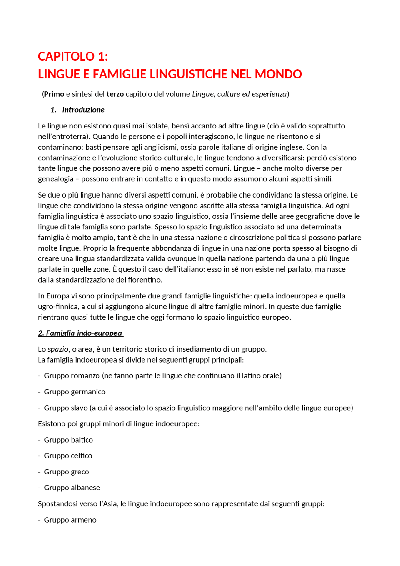 Linguistica Generale Docsity