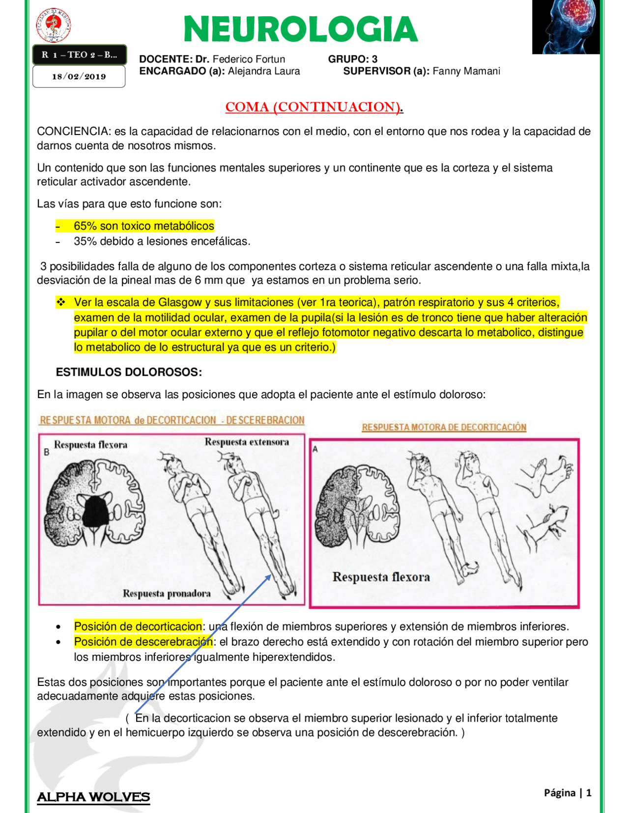 Neurologia Practica Resumenes Resúmenes De Neurología Docsity