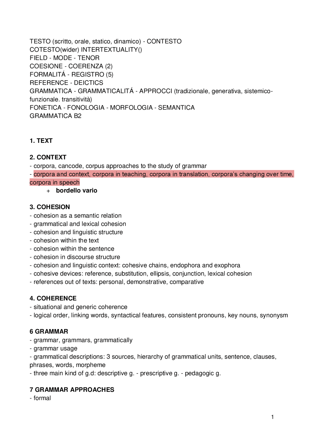 Lingua Inglese Ii Anno Docsity