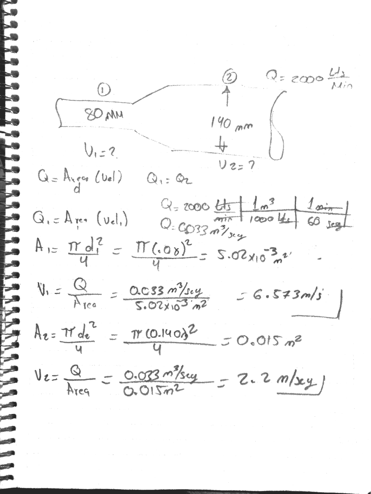 Tarea de fluidos en movimiento - Docsity