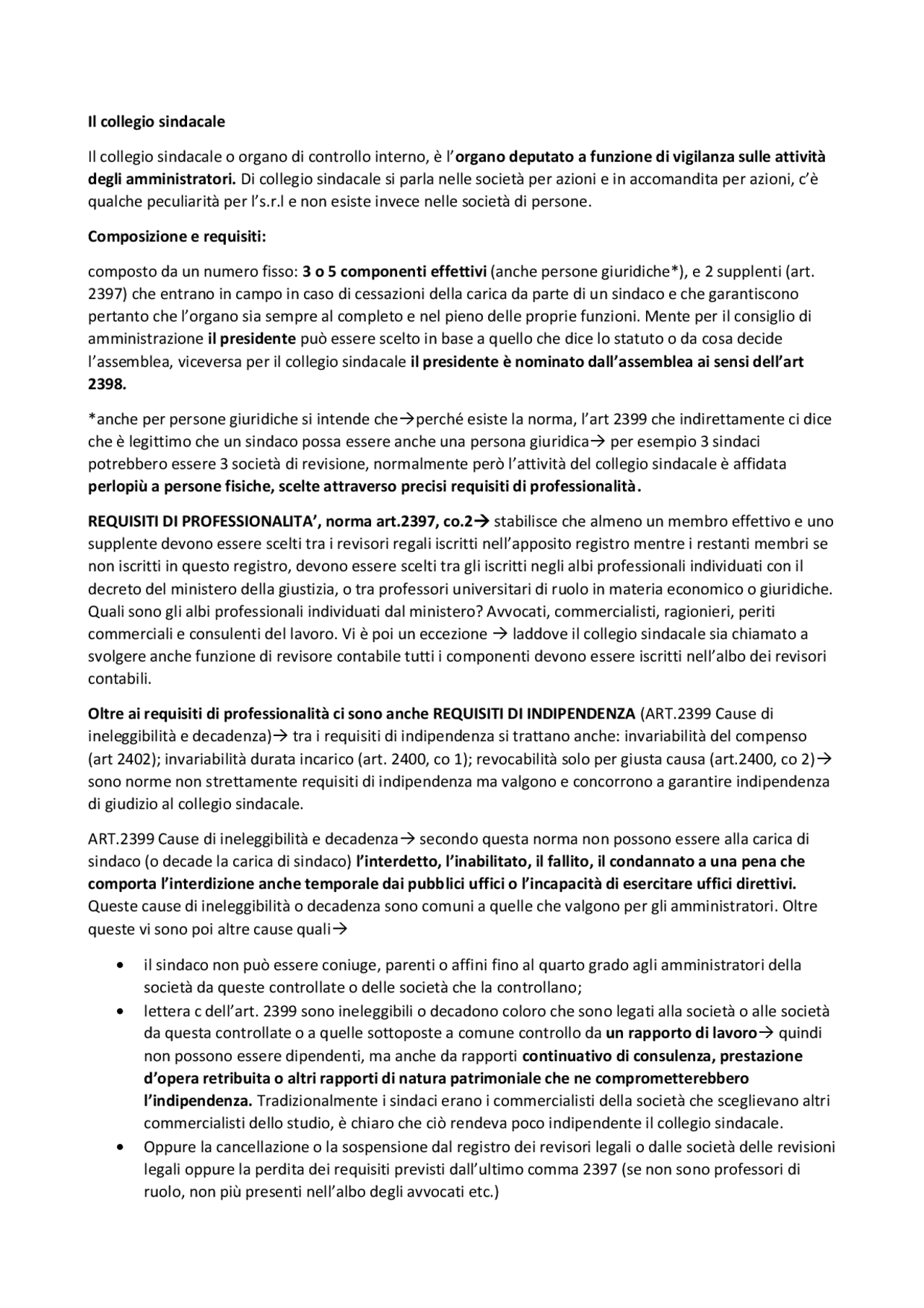 Diritto Commerciale 2 Docsity