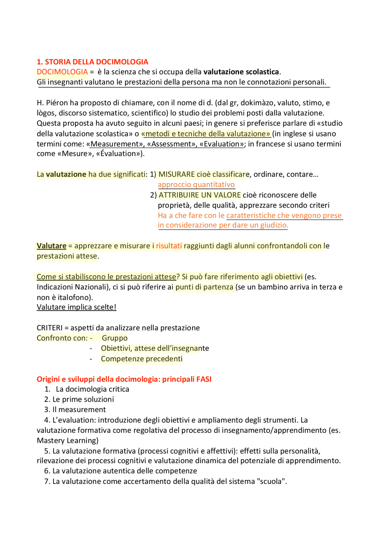 Docimologia Parte 1 Docsity