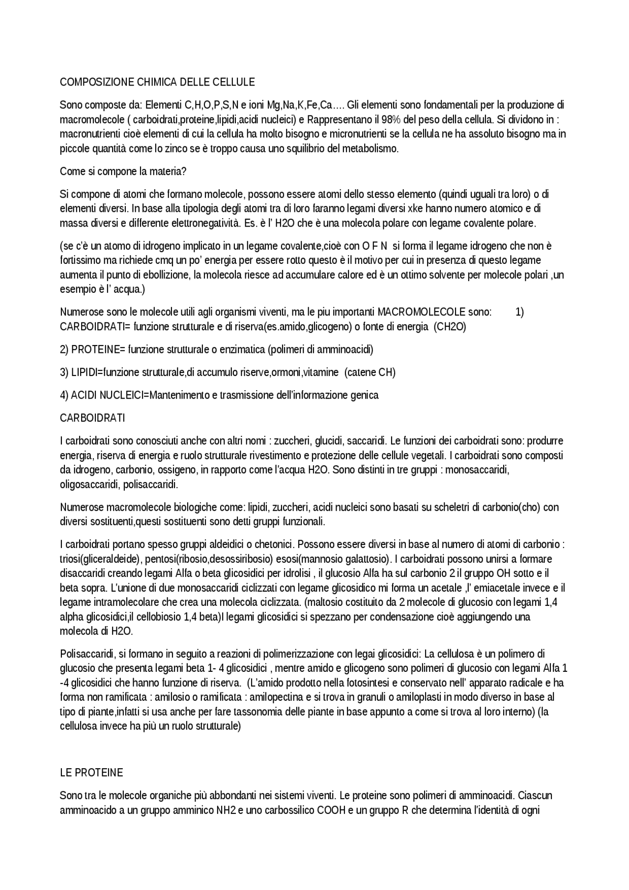 Botanica generale,lezione1 - Docsity