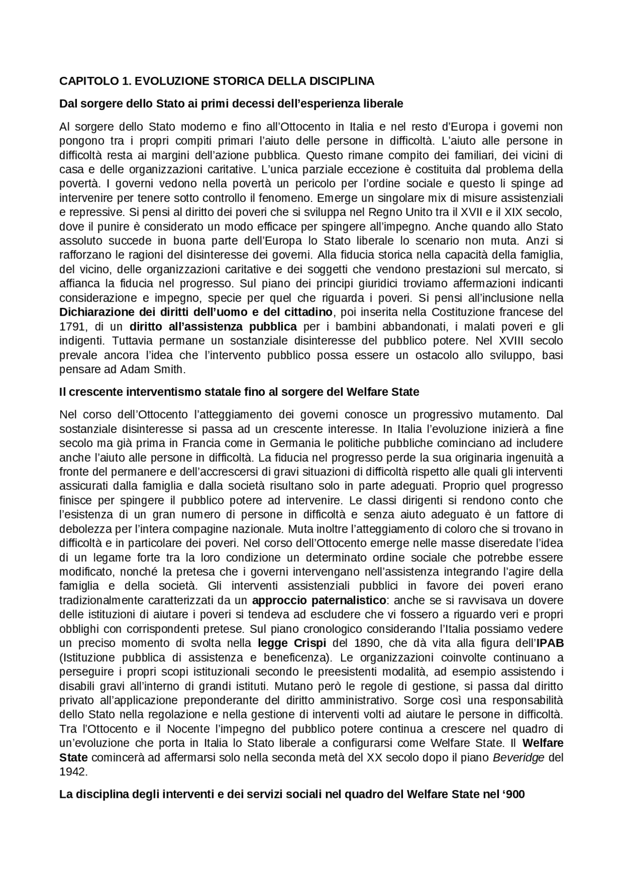 Manuale Di Diritto Dei Servizi Sociali Docsity