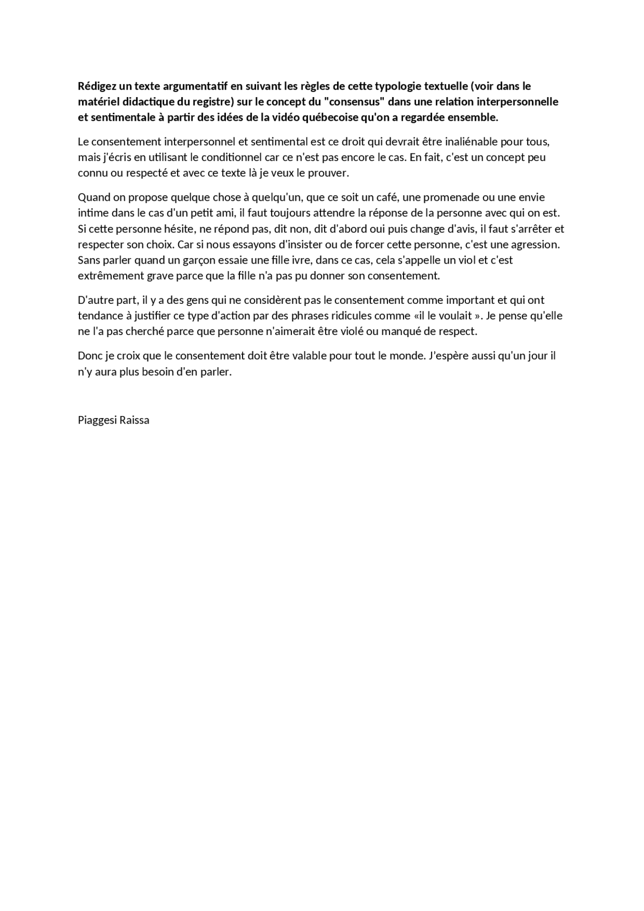 Il Consenso Delle Donne Docsity