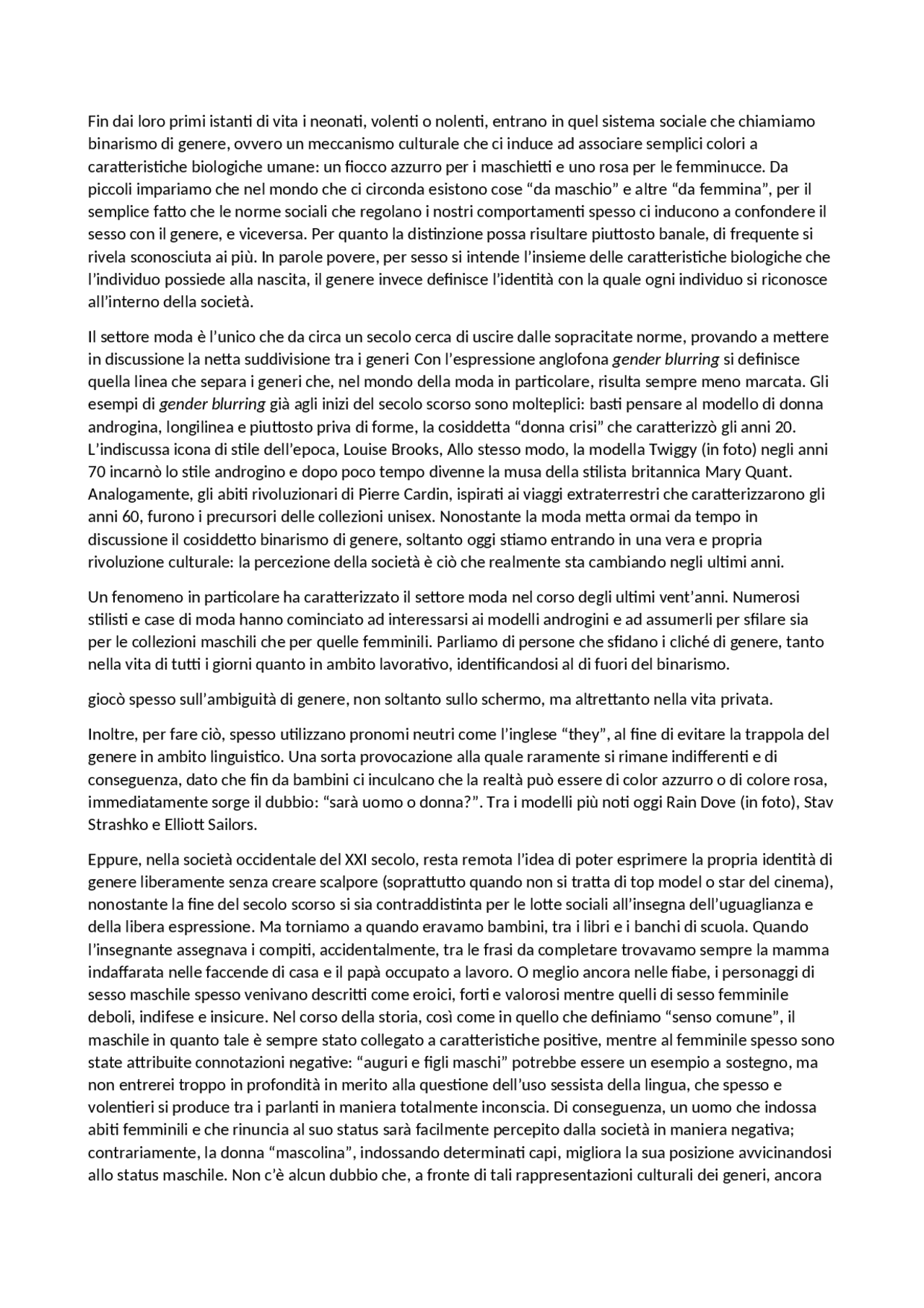 Moda e bellezza, descrizione di moda e bellezza, come cambia nel tempo ...