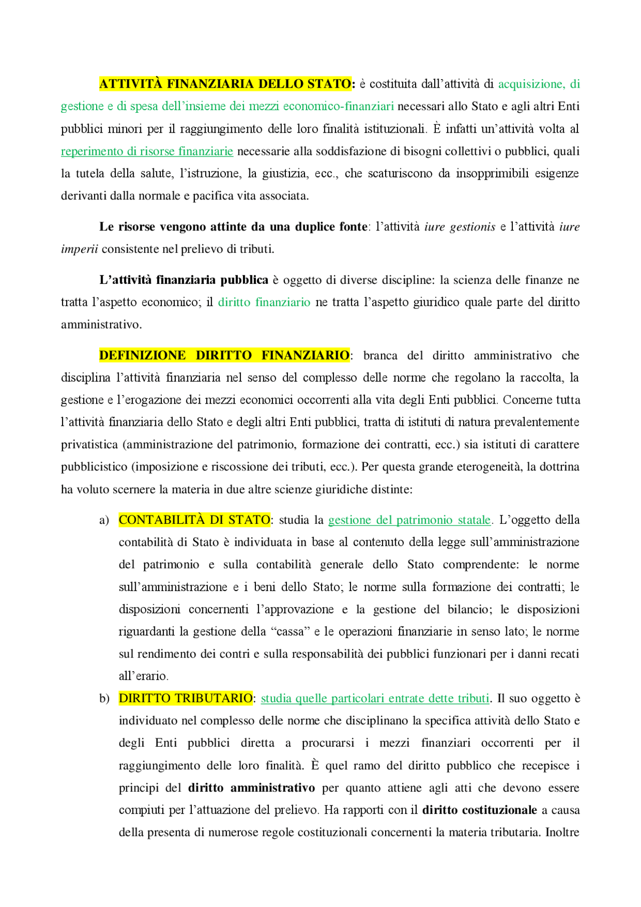 Diritto Tributario Falsitta Docsity