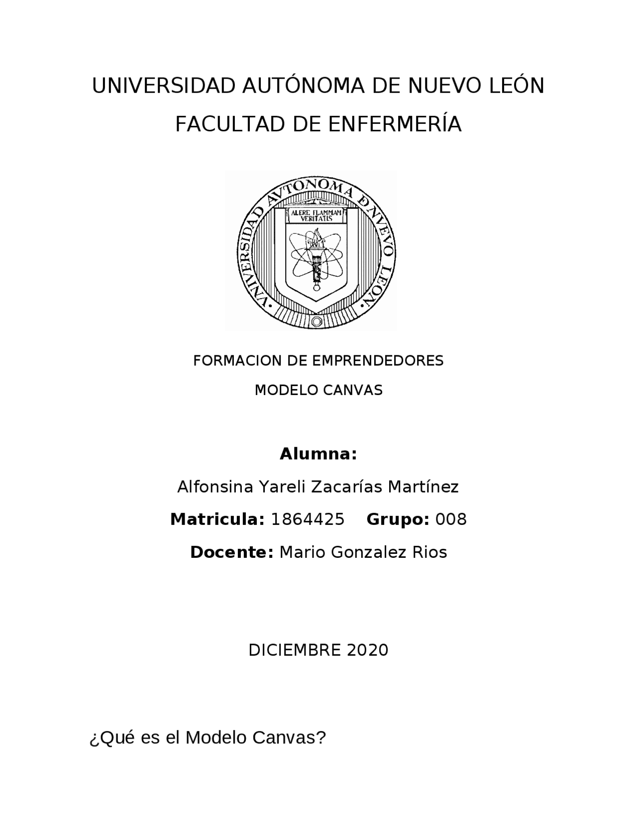 Modelo Canvas De Formacion Appunti Di Training And Development Docsity