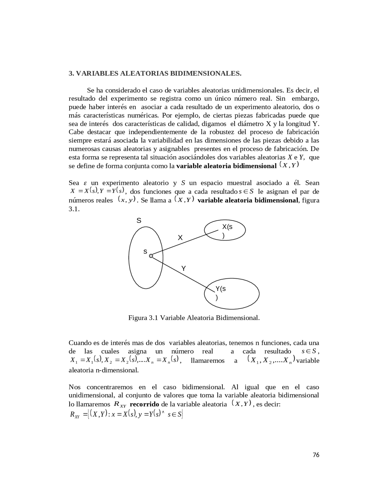 Variables bidimensionales para proba | Apuntes de Matemáticas | Docsity