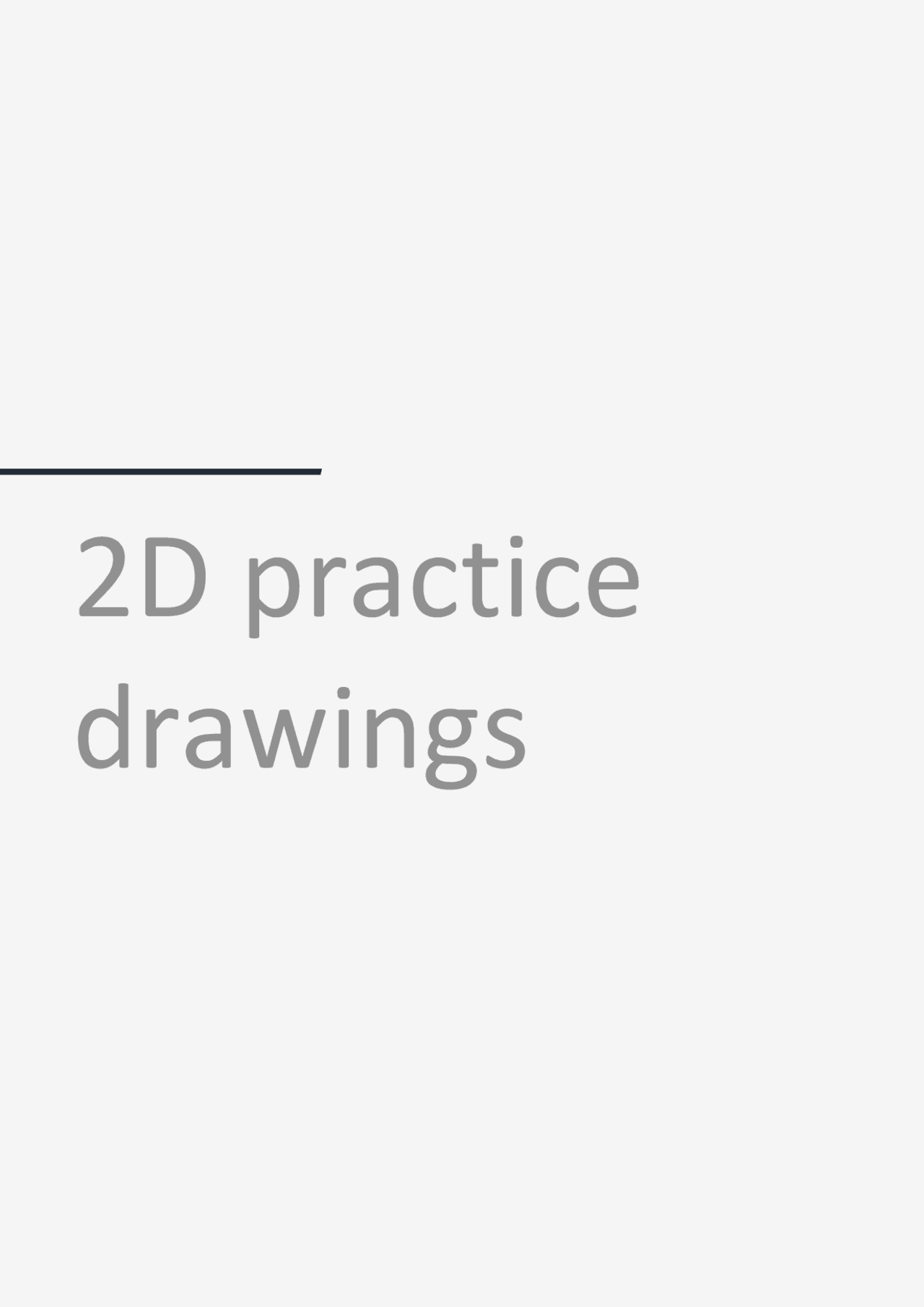 Exercicios Autocad 2d Esercizi Computer Aided Design Cad Docsity