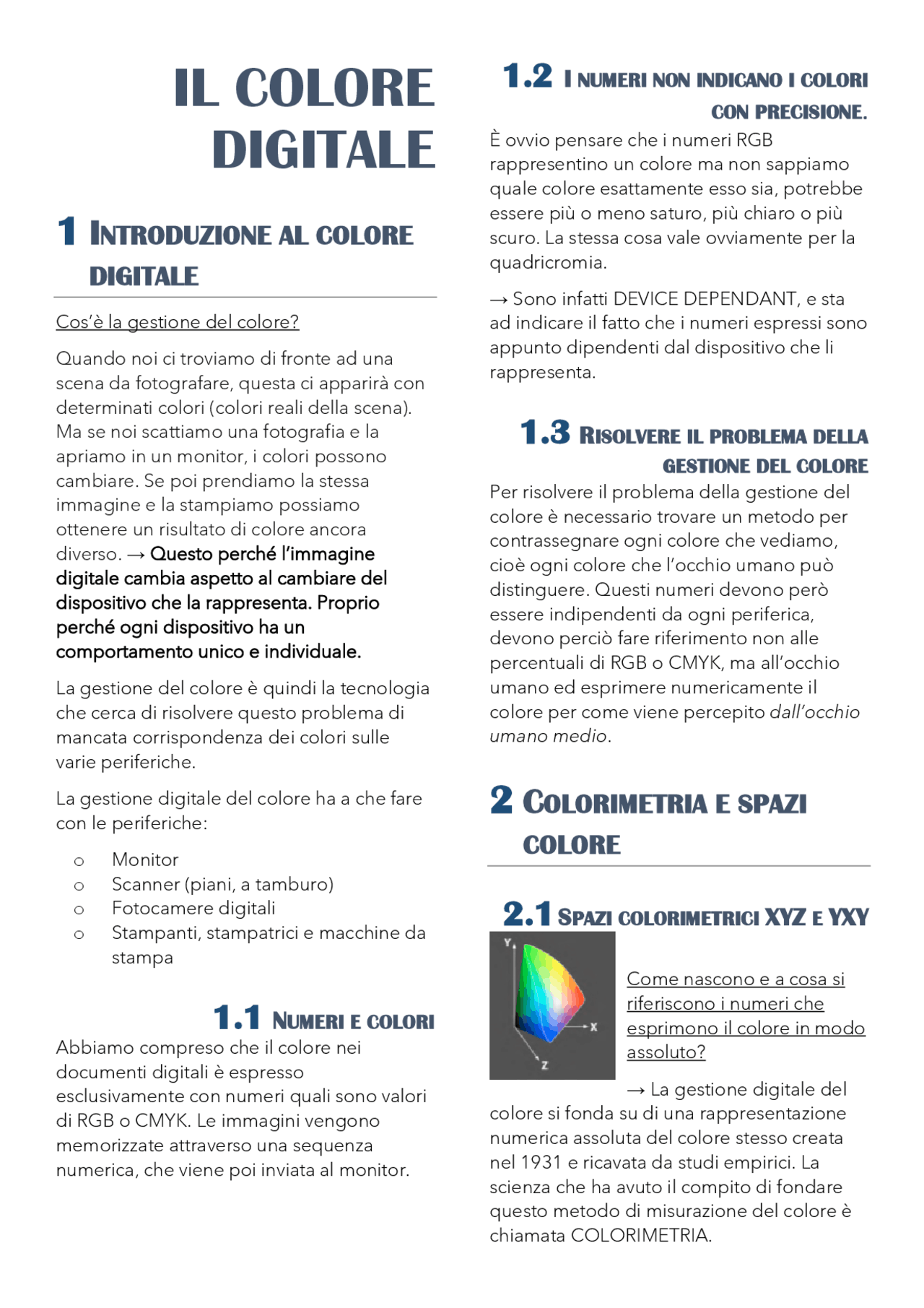Riassunto Dispense Prof Mosena Docsity