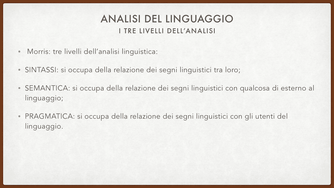 Prima Parte Filosofia Del Linguaggio Docsity