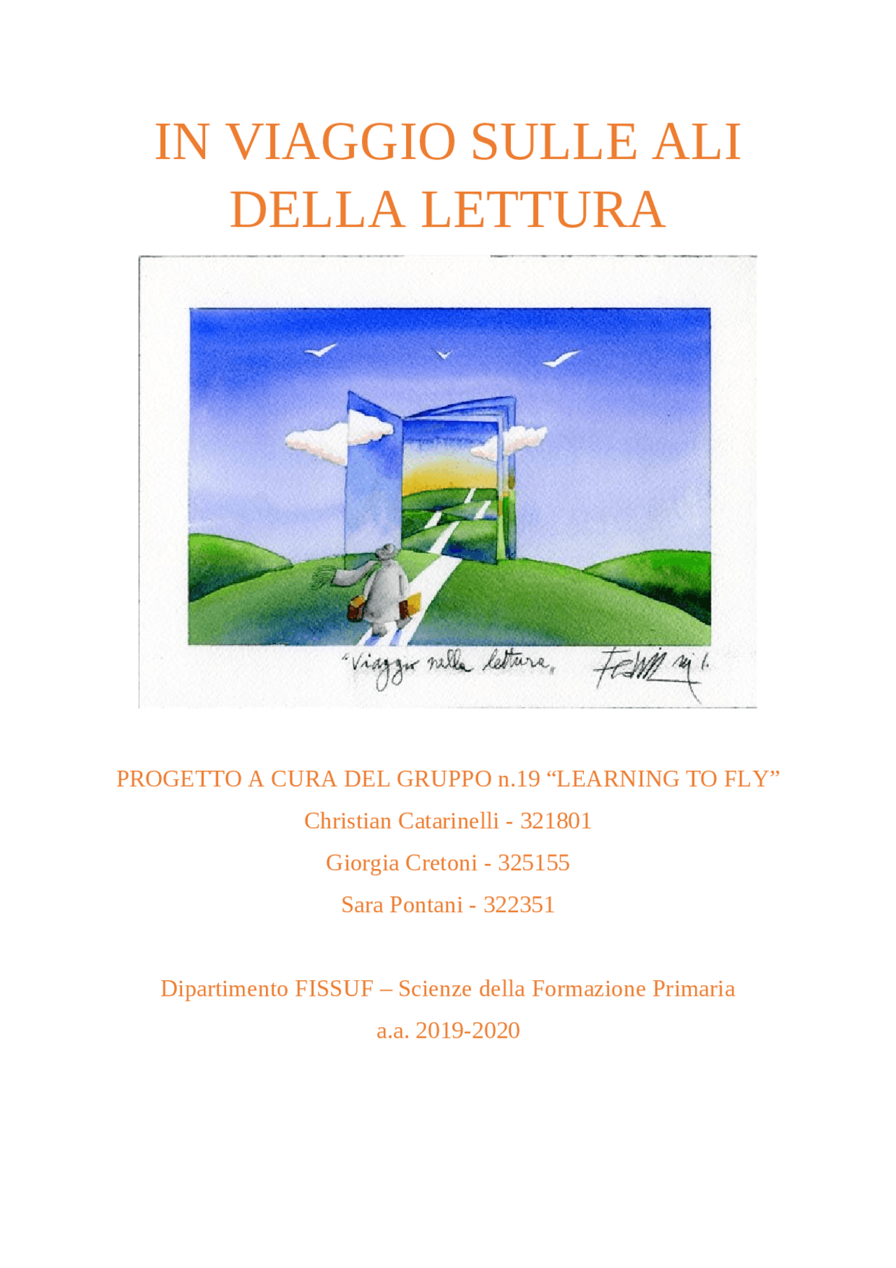 Progetto Readers Sul Rapporto Dei Giovani Con La Lettura Docsity