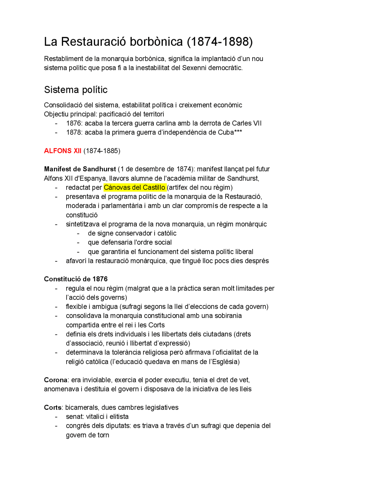 Apunts Història 2n Batx Part 1 Docsity
