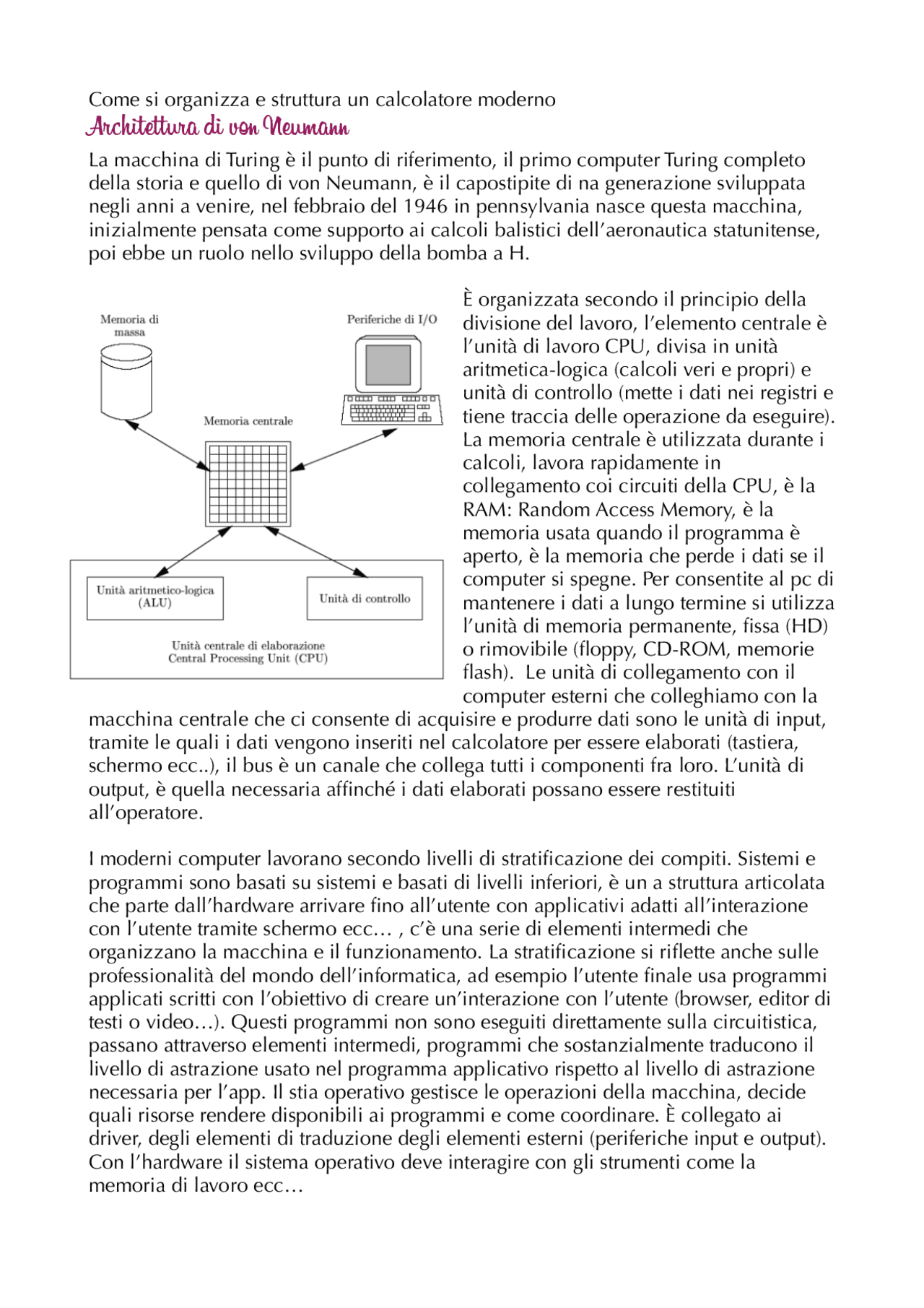 Appunti Informatica Per Scienze Umanistiche Docsity