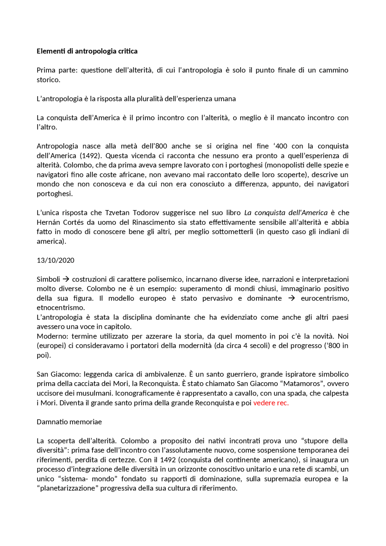 Appunti Antropologia Docsity