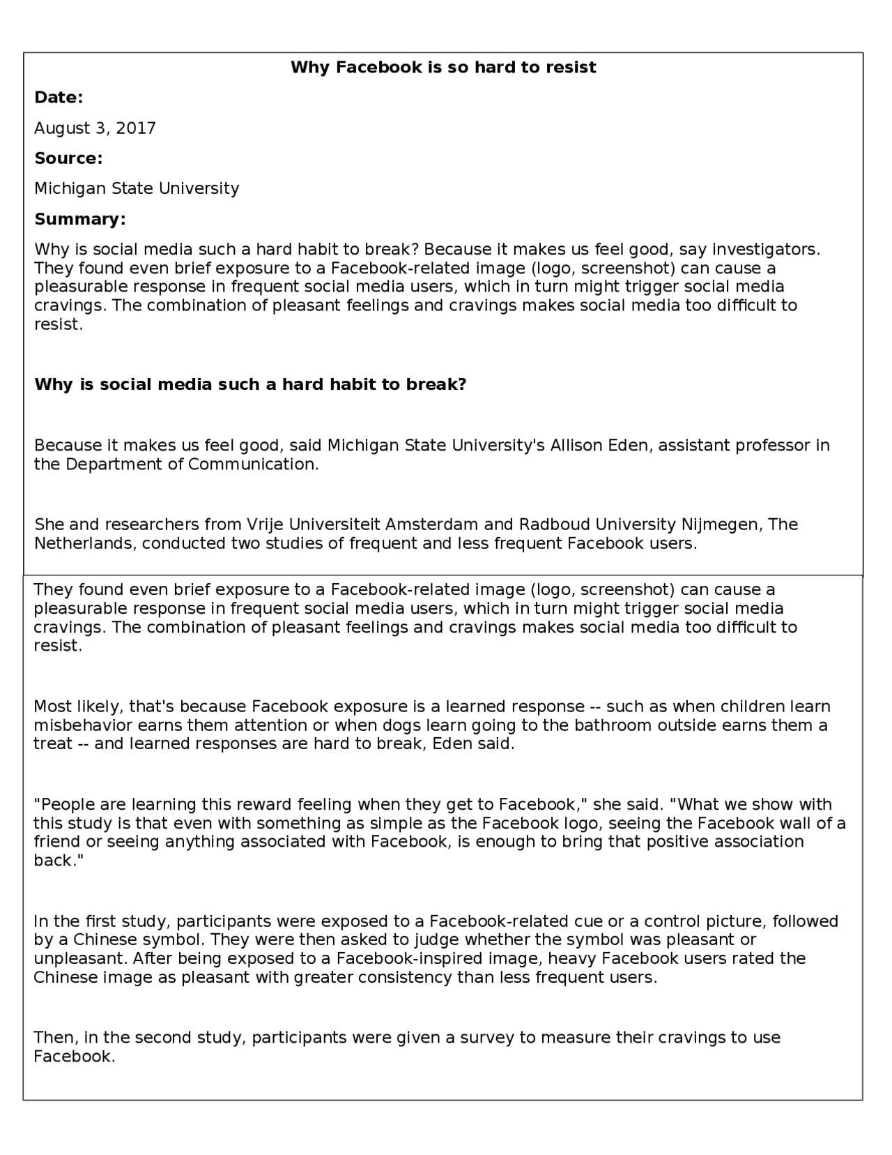 A STUDY ON HOW GRADE 10 STUDENTS USE SOCIAL MEDIA. RELATED LITERATURE ...