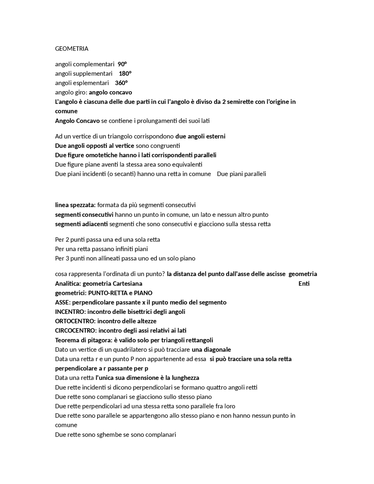 Formulario Geometrico - Docsity
