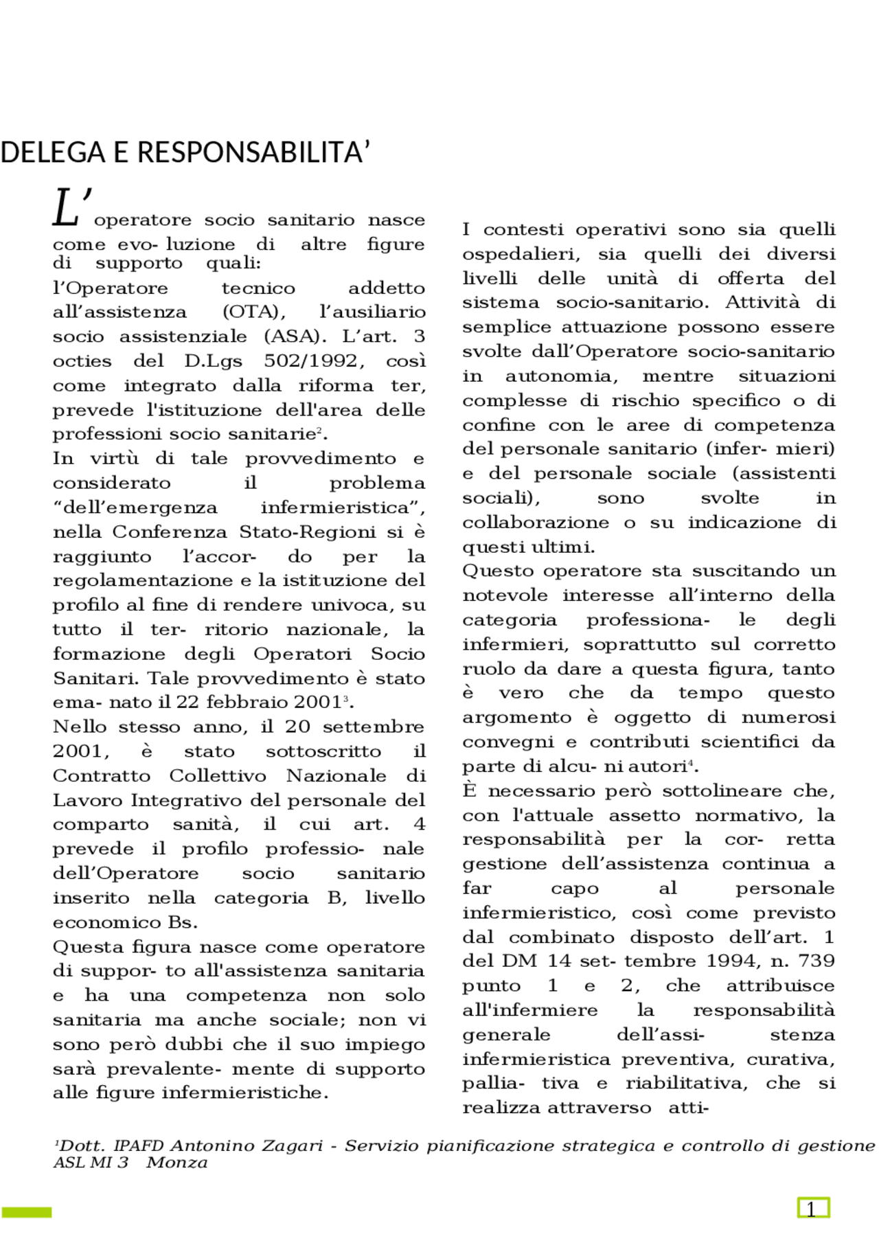 Responsabilità Civile E Delega Docsity