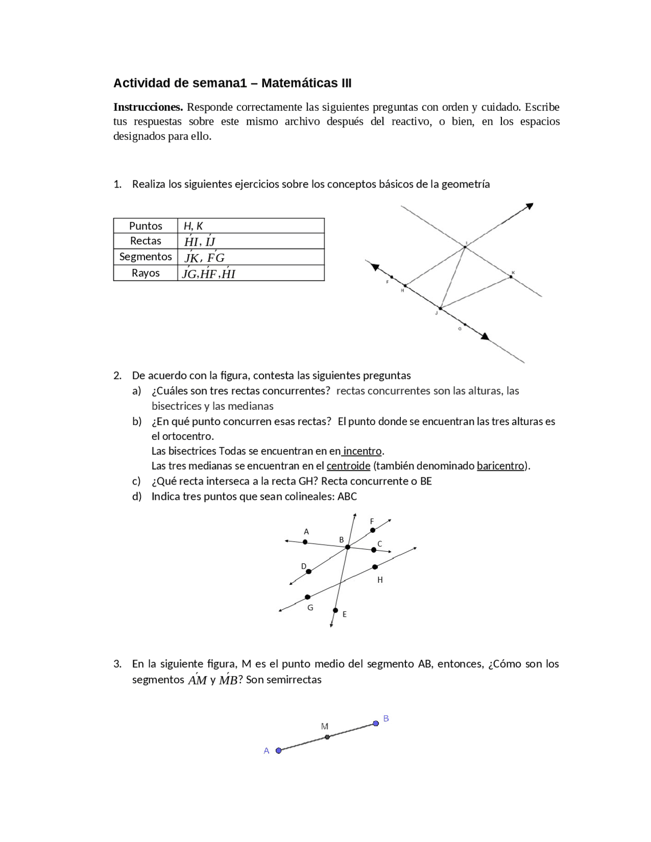 Ejercicio conceptos básicos de geometría | Ejercicios de Matemáticas ...
