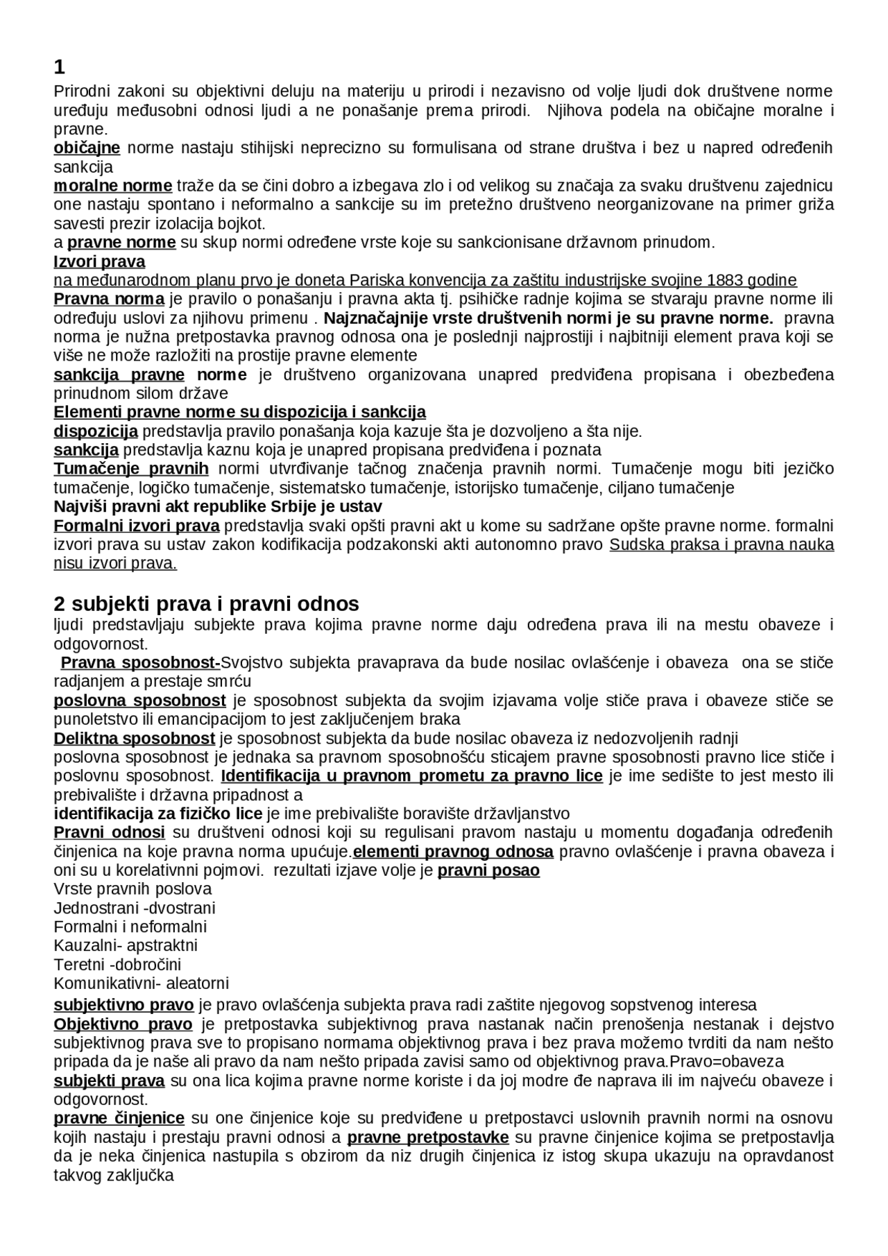 Poslovno Pravo Skripta Skripte Predlog Poslovno Pravo Docsity