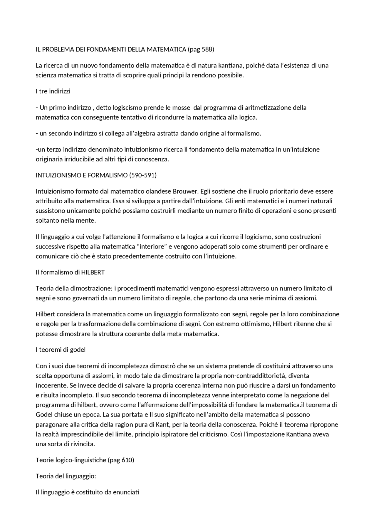 Programma Di Filosofia Docsity