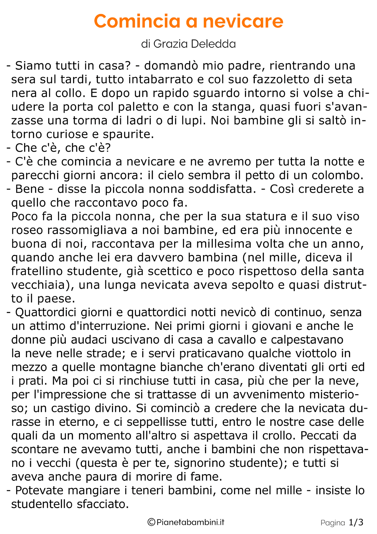 Storia Per Bambinii Docsity
