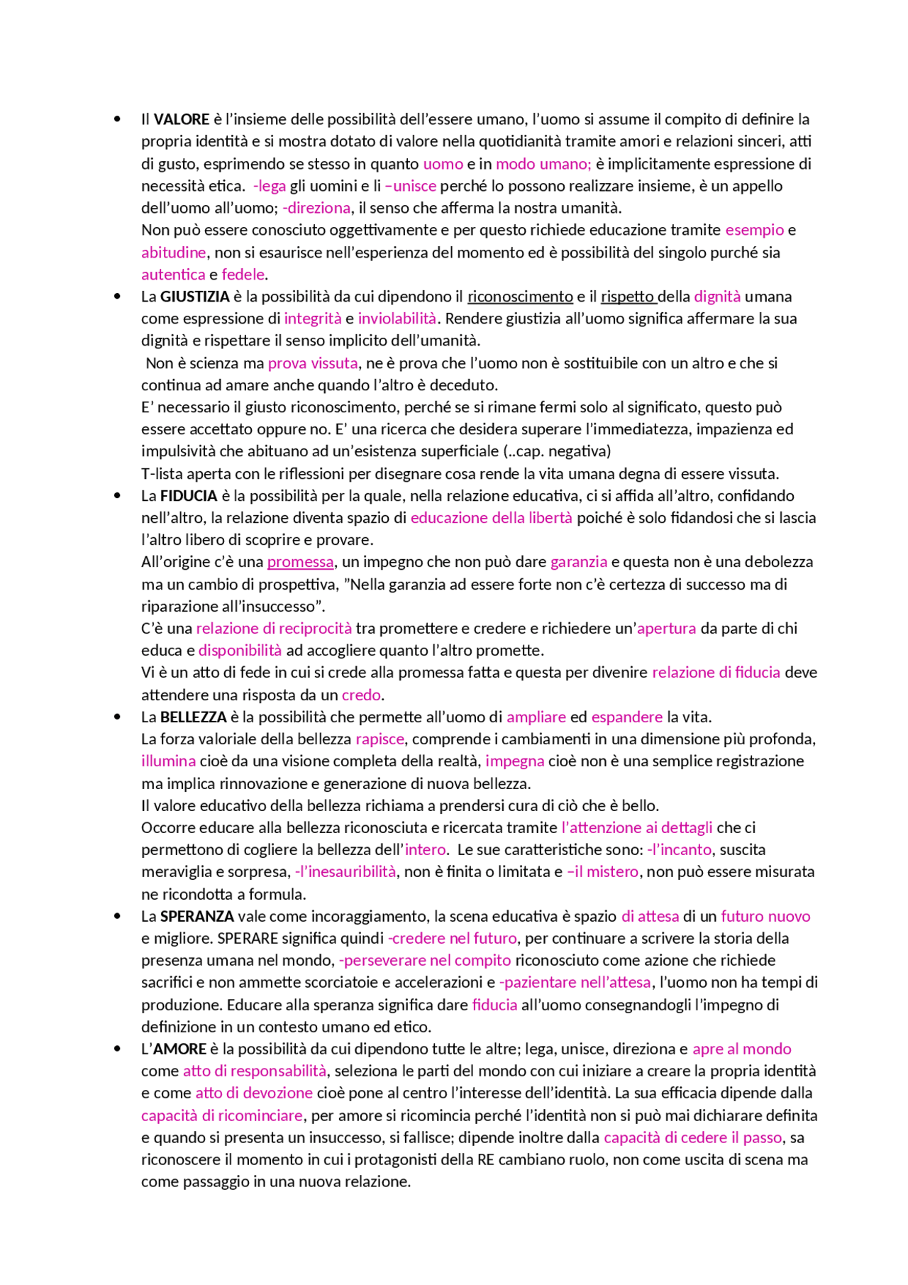 Pedagogia Generale Zamengo Docsity